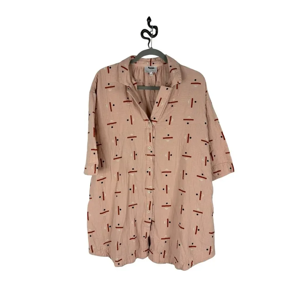 Madewell | Swim | Madewell X Caroline Z Hurley Coverup Mini Shirtdress ...